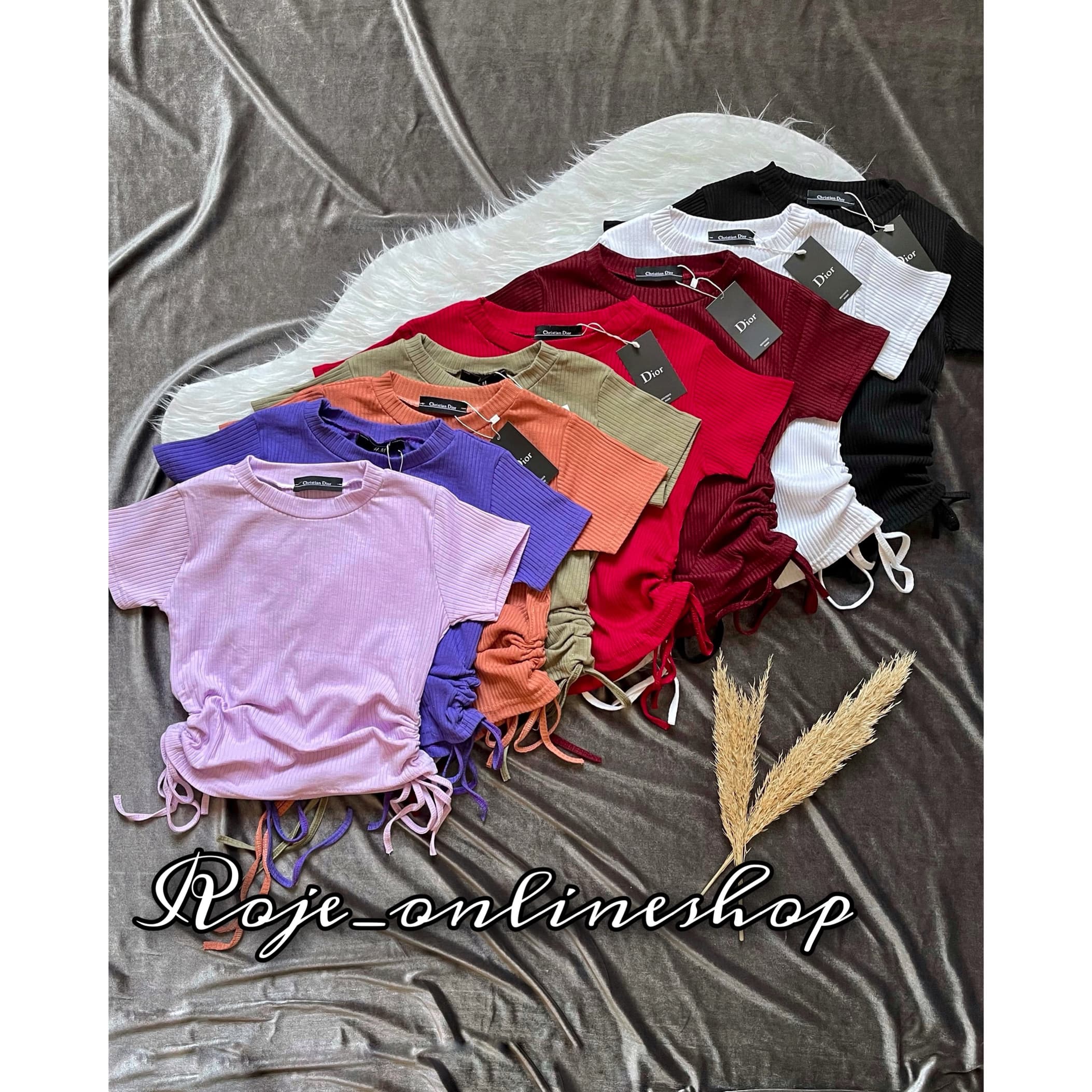 Roje | کد ۲۱۵۹ کراپ تیشرتی بغل گت